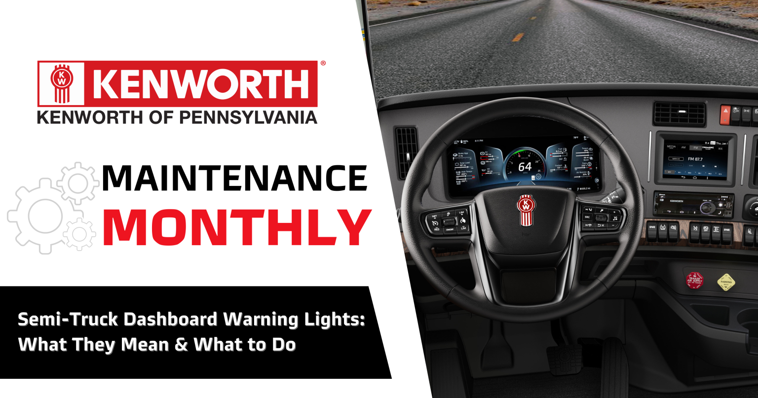 Semi-Truck Dashboard Warning Lights: What They Mean & What to Do ...